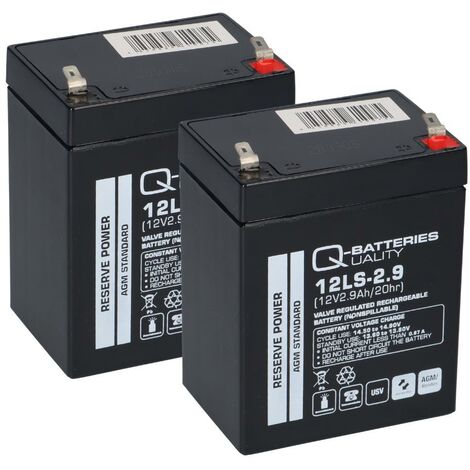 Akkusatz AKS 2x 12V, 2,9Ah für Goliath Lifter zum Selbsteinbau QB