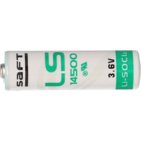 Saft LS14500 AA - 3,6V 2600mAh Lithiumbatterie