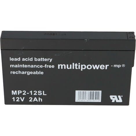 Multipower Blei-Akku MP2-12SL Pb 12V / 2,0Ah