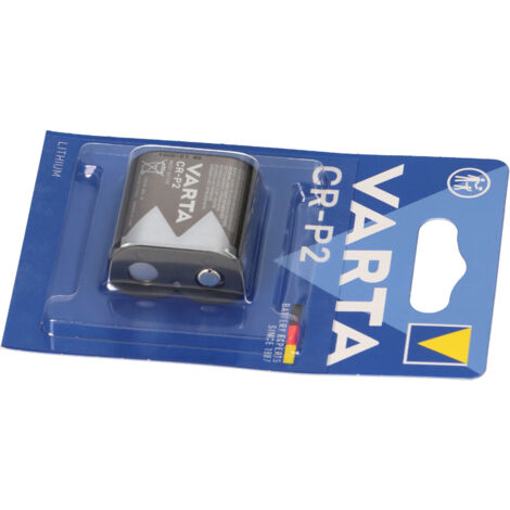 6x CR-P2 CRP2 Foto-Batterie Lithium 6V VARTA Profi