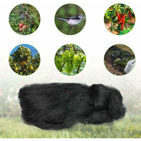 Filet Protection Oiseaux, 5 x 15m Filet Oiseaux, Filet Voliere, Filet Poulailler, Filet Poules ...