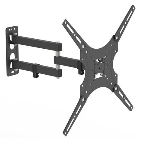 Support Mural TV Inclinable et Orientable - pour écrans 26-55 Pouces LED LCD et courbé Support ...