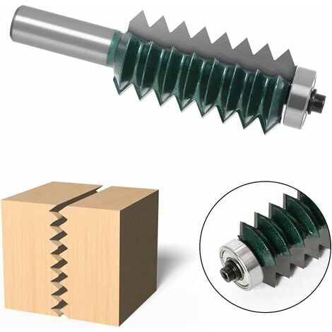 1pc 12mm Tige Joint Colle Fraise panneau Surélevé V joint De Routeur ...