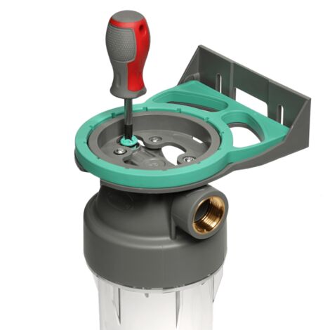 Porte filtres à eau double 9' ¾ 2P ECOSOFT