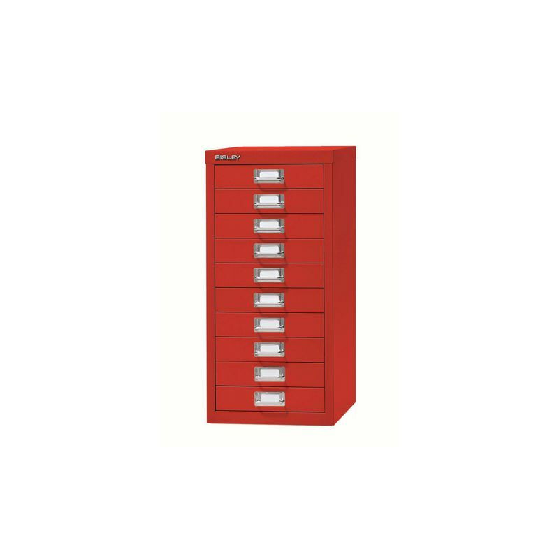 Bisley 10 Drawer Cabinet Red | Cabinets Matttroy