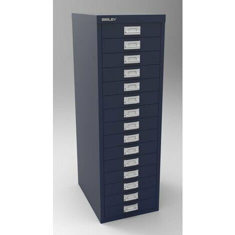 15 Drawer A4 Filing Cabinet - Prussian