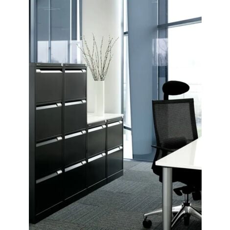 Bisley 2 Drawer Foolscap Filing Cabinet - White