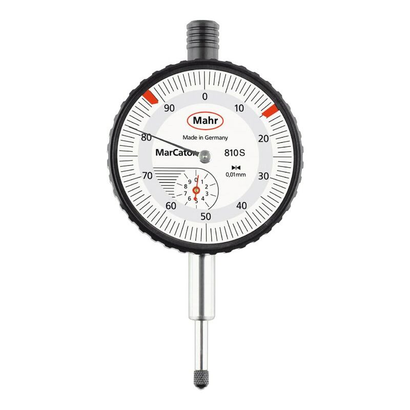 MAHR - Comparatore antiurto, Intervallo di misurazione