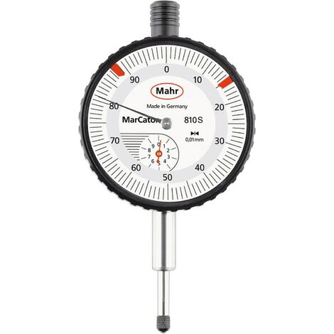 MAHR - Comparatore antiurto, Intervallo di misurazione