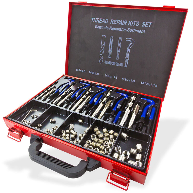 Coffret de réparation filetage 131 pièces