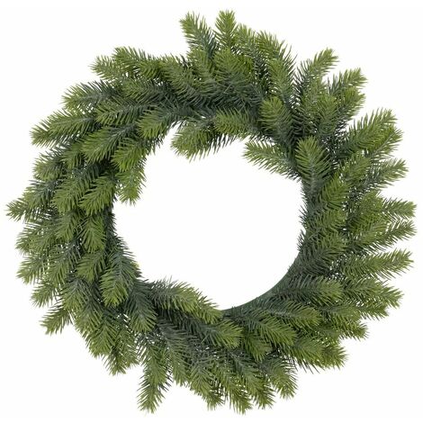 Corona de Navidad Verde PVC 41 x 41 cm