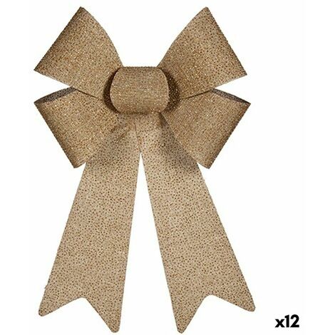 Lazo Dorado PVC 26 x 34 x 5 cm (12 Unidades)
