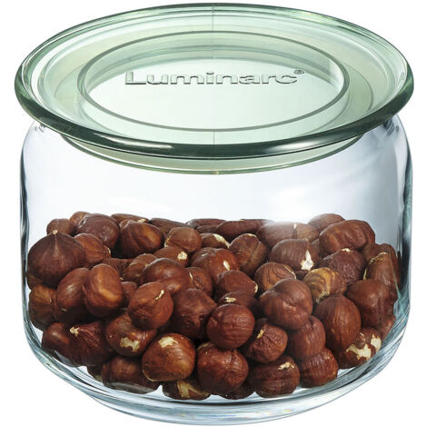 Tarro Luminarc Pure Jar Verde Vidrio 500 ml (6 Unidades)