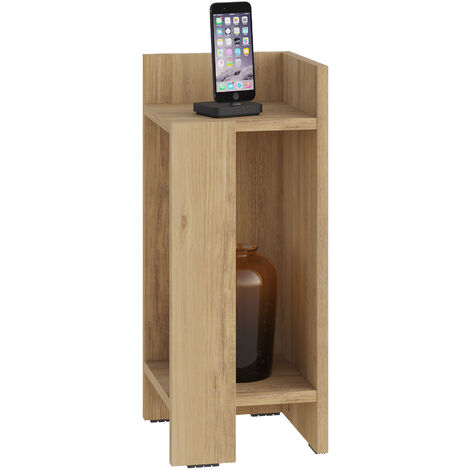 Decortie Elos Modern Bedside Table Modern Right Module - Oak / Oak