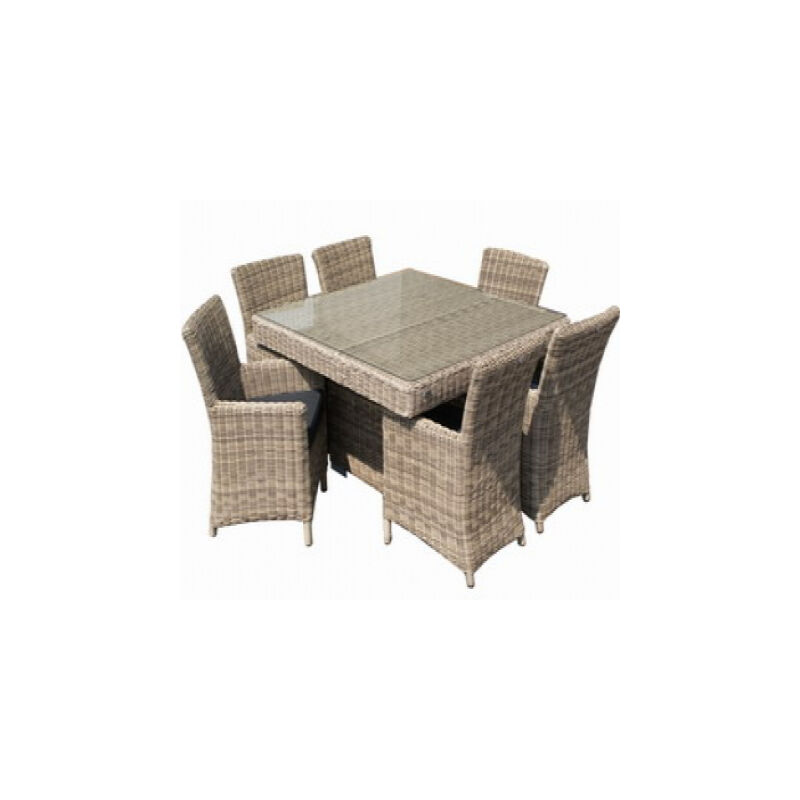 Intergard Gartenmöbel polyrattan dining set Tirano