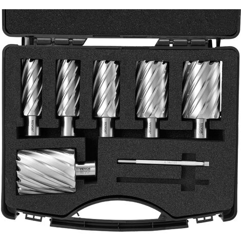 VEVOR Set di Punte per Svasatore Carotaggio 6 Pezzi Taglierina Anulare ...