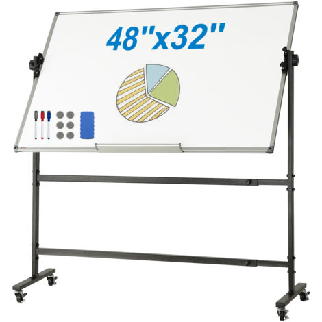 VEVOR Lavagna Magnetica 118,3x76,4 cm Lavagna Mobile Cancellabile a ...