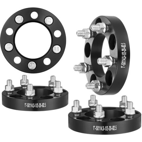 VEVOR Distanziali Ruota, Adattatori Ruota 25,4 mm 5 x 114,3 mm ...