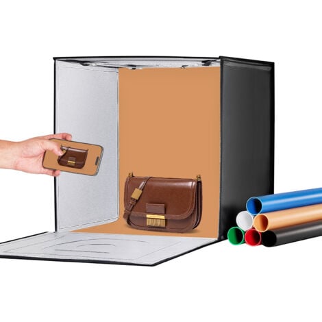 VEVOR Box Fotografico Studio Scatola Luminosa 60x60 cm, Kit Light Box ...
