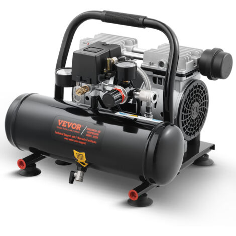 VEVOR Compressore deAria, Serbatoio in Acciaio 4 L Compressore deAria ...