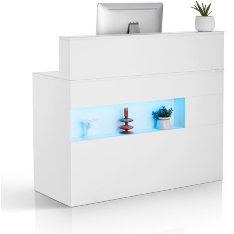 VEVOR Banco Reception 1200 x 475 x 1000 mm Tavolo da Banco Rettangolare ...