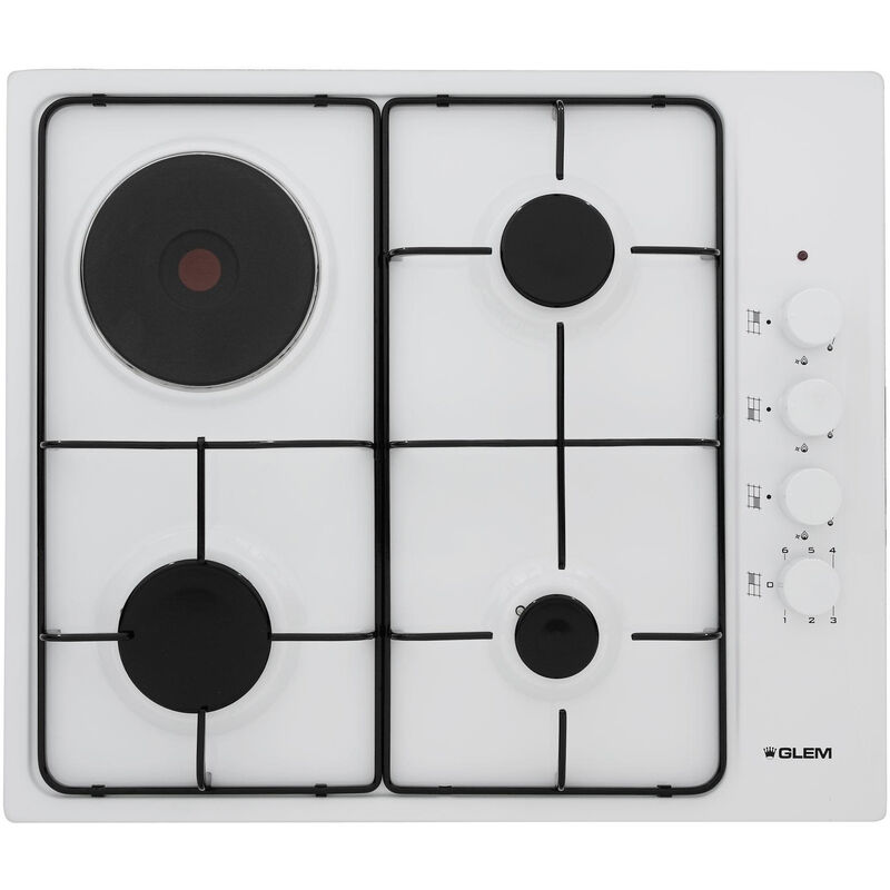 GLEM Plaque Mixte Glem GTL647WH