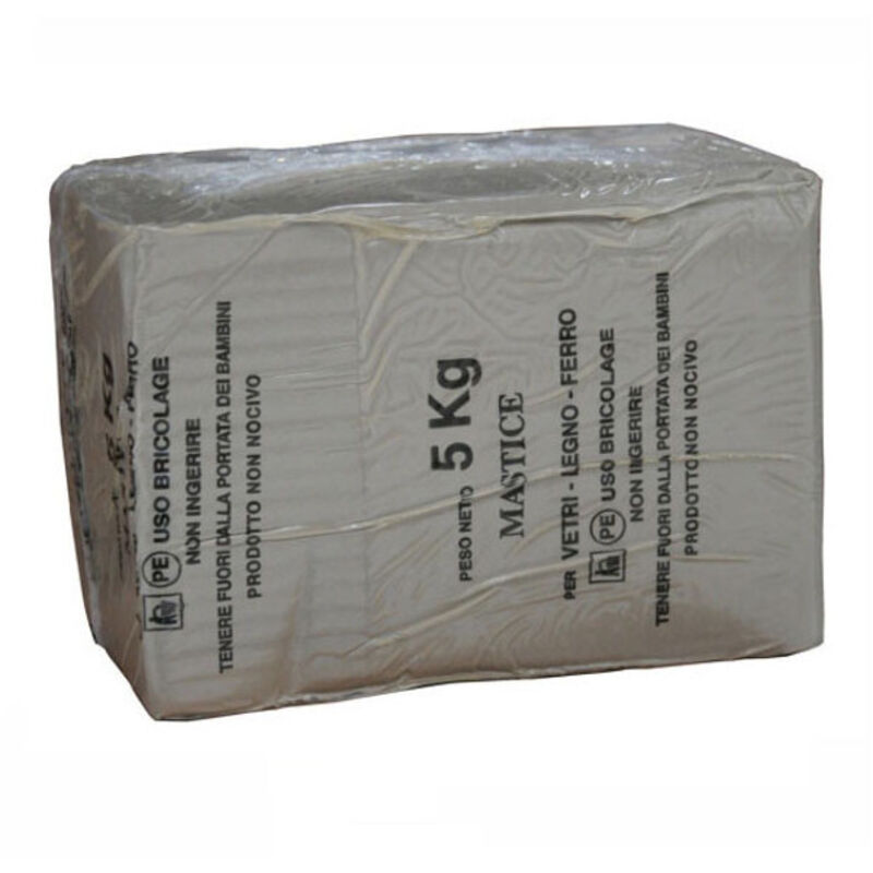 Mastic pour vitres gris, 5 kg