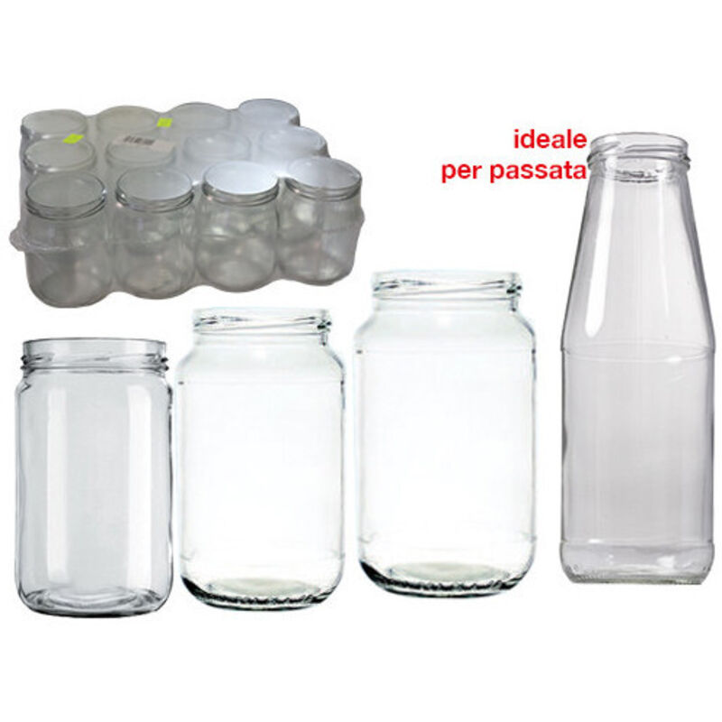 Vases en verre transparent 370 cl Ø63 mm – Pack de 24 pièces – Pour ...