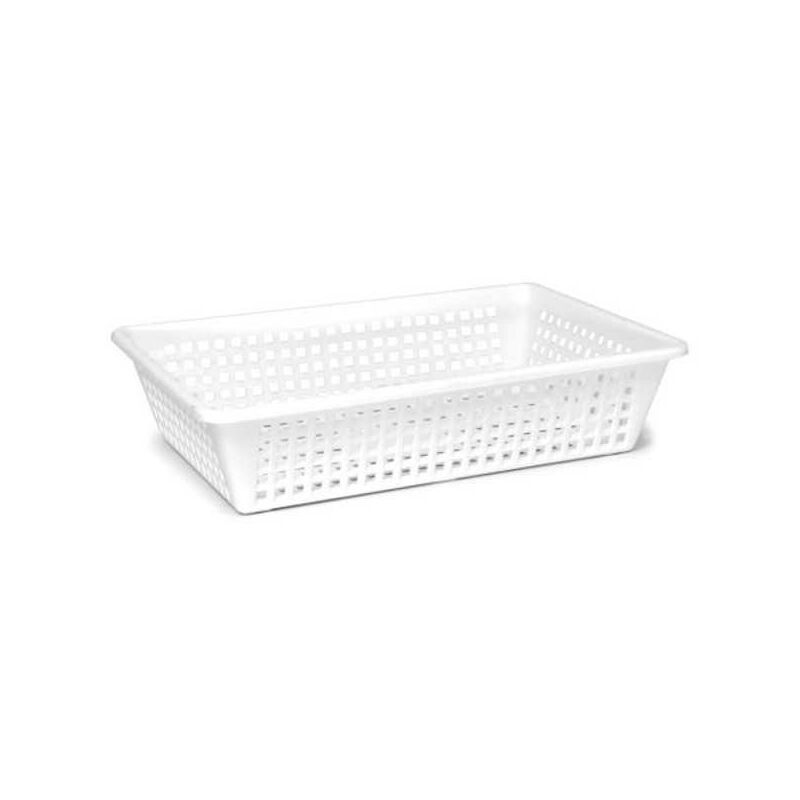 Panier perforé blanc 50X34 h 11 2250M2 Giganpl