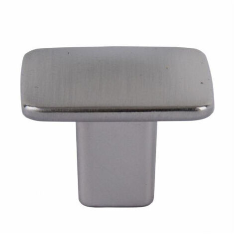 Pomolo de cadre Zama Nickel Satiné 30x30 mm