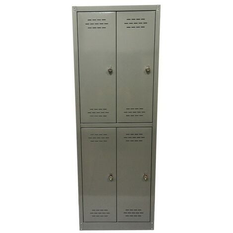 Dressing Métallique 4 Portes Cm. 60Lx40Px167H