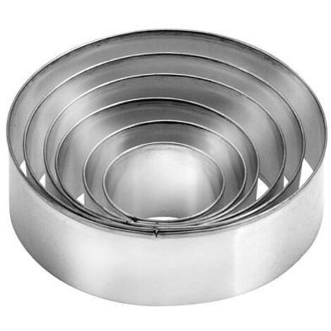 Ensemble de 6 emporte-pièces ronds pour biscuits Delicia Tescoma 631360