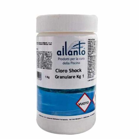 Chlore en granulés choc 1,0 kg Aila 05979