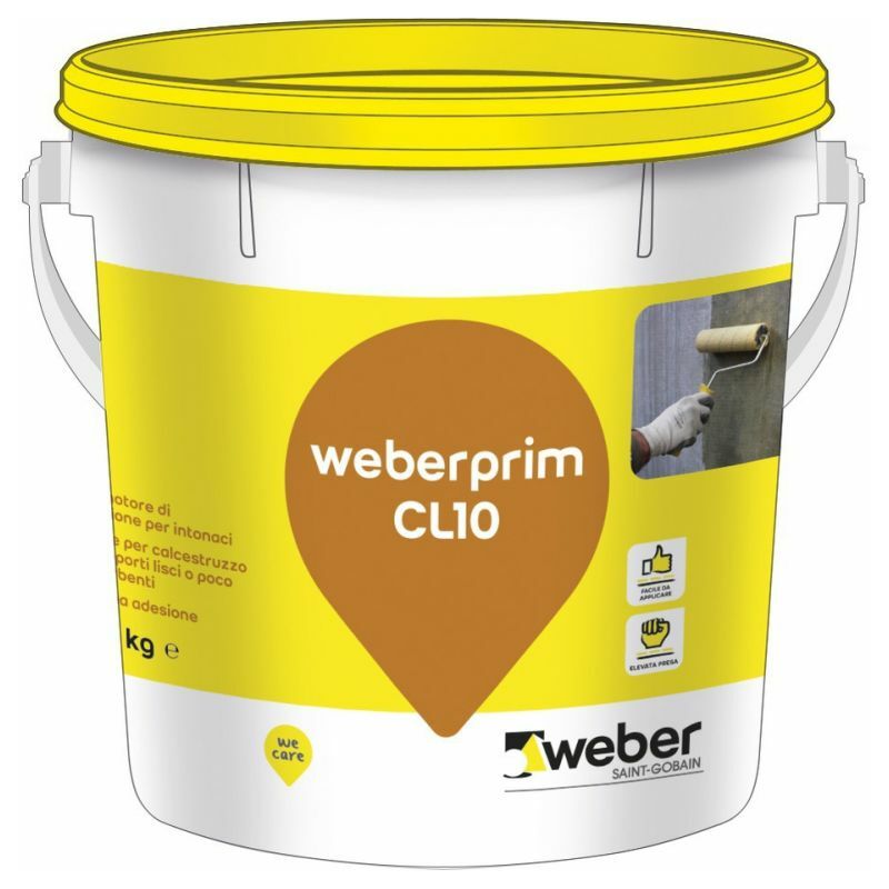 Weberprim cl10 aggrappante giallo secchio kg 5