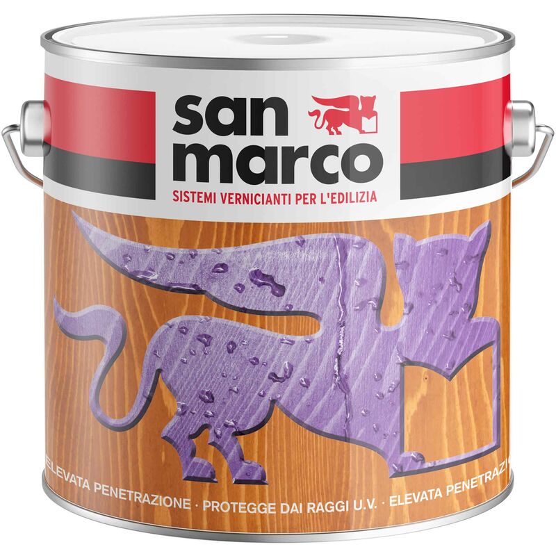 Marconol impregnante al solvente cerato noce scuro lt 2.5 per legno