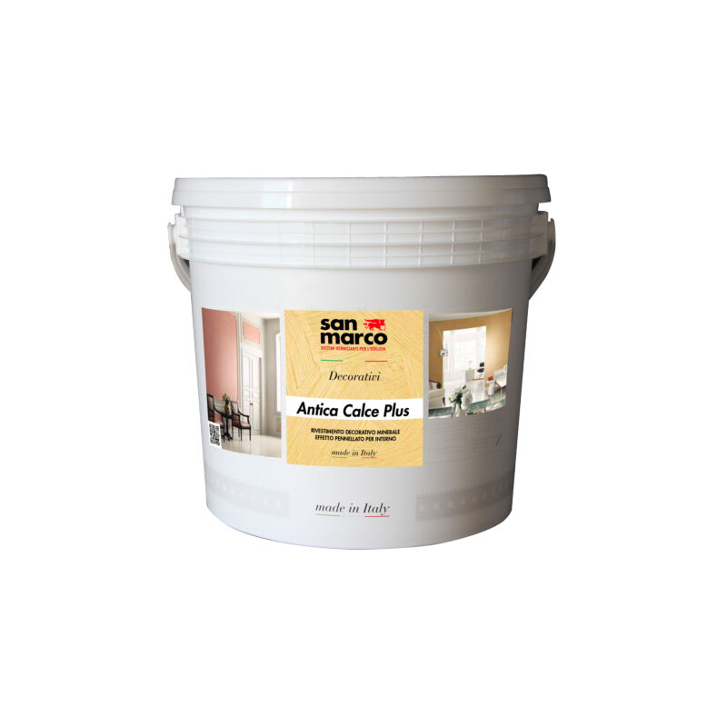Antica calce plus rivestimento decorativo kg 25 bianco