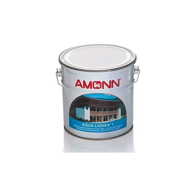 Amonn aqua lignex i impregnante all'acqua per legno noce chiaro 5 litri