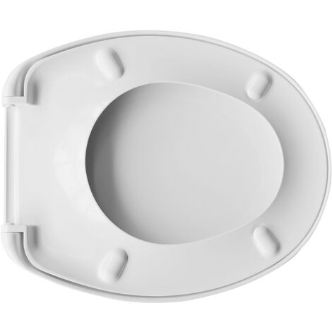 Sedile wc termoindurente modello dianter 5 forma 1 bianco