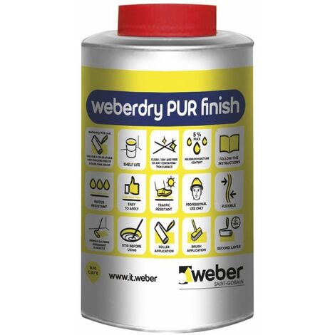 Weberdry pur finish secchio kg 1