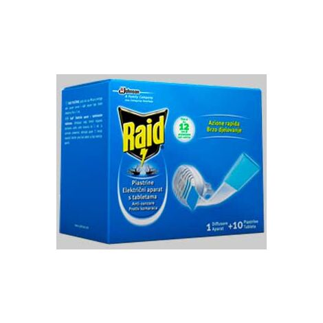 Raid base per piastrine antizanzare base + 10 piastrine
