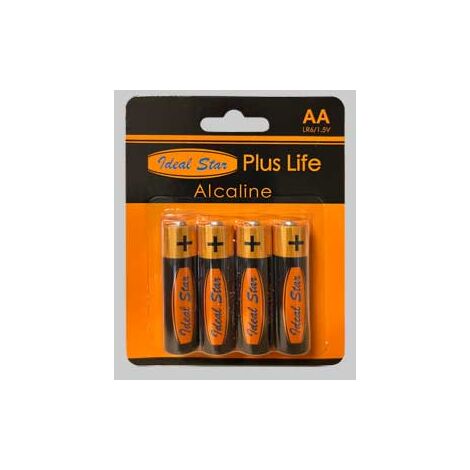 Pile plus life stilo ideal star blister 4 pezzi