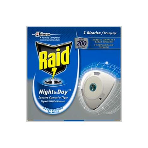 Raid ricarica night & day confezione 1 ricarica