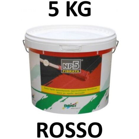 Guaina liquida colorata np5 5kg rossa