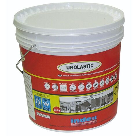 Unolastic (nero) impermeabilizzante da 20 kg