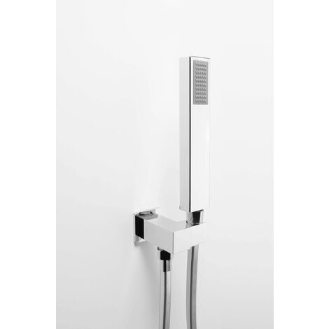 Doccetta quadra con supporto girevole in abs - kate ares