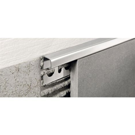 Profilo projolly square h 10 mm acciaio inox aisi 304 satinato barra 2.7 ml