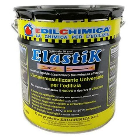 Elastik latta da 20 kg guaina liquida elastomero bituminosa all’acqua