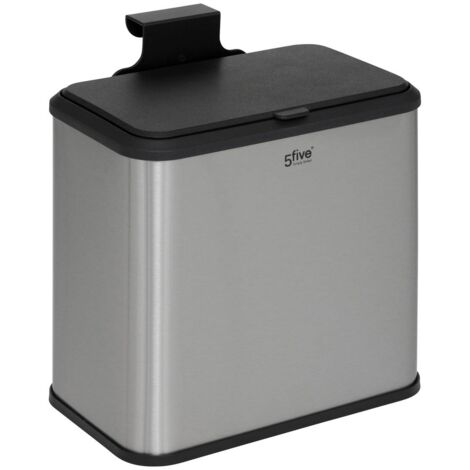 Bidone per il compost da 5l in acciaio inox - 5five