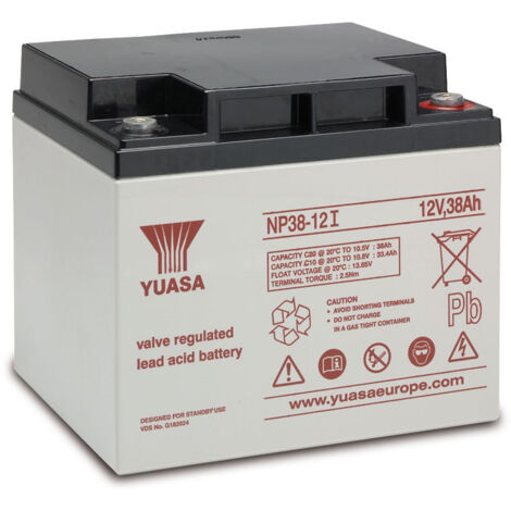 Yuasa NP38-12I 38Ah 12V Bleiakku / AGM NP 38-12 VdS