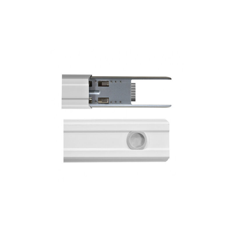 Rail Support Ligne Continue 600mm – 8 Câbles – Aluminium – Miidex